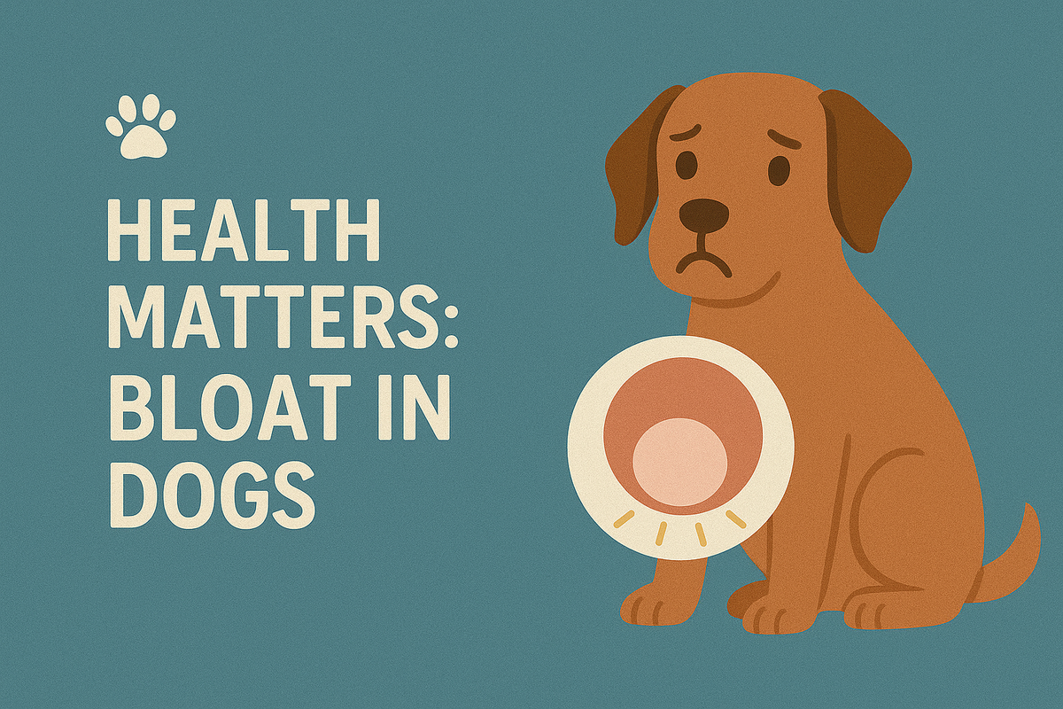 🐾 Health Matters: Bloat in Dogs – Poppy's Picnic