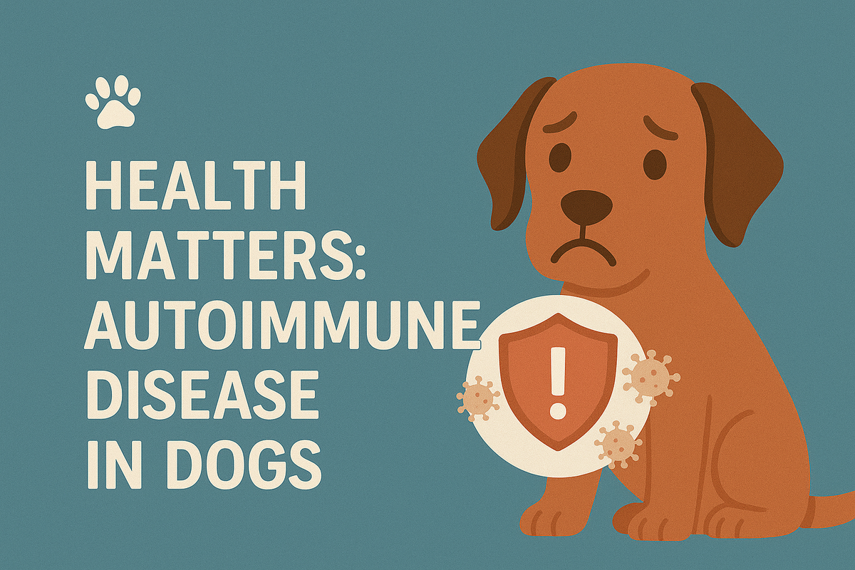 🐾 Health Matters: Autoimmune Disease in Dogs – Poppy's Picnic